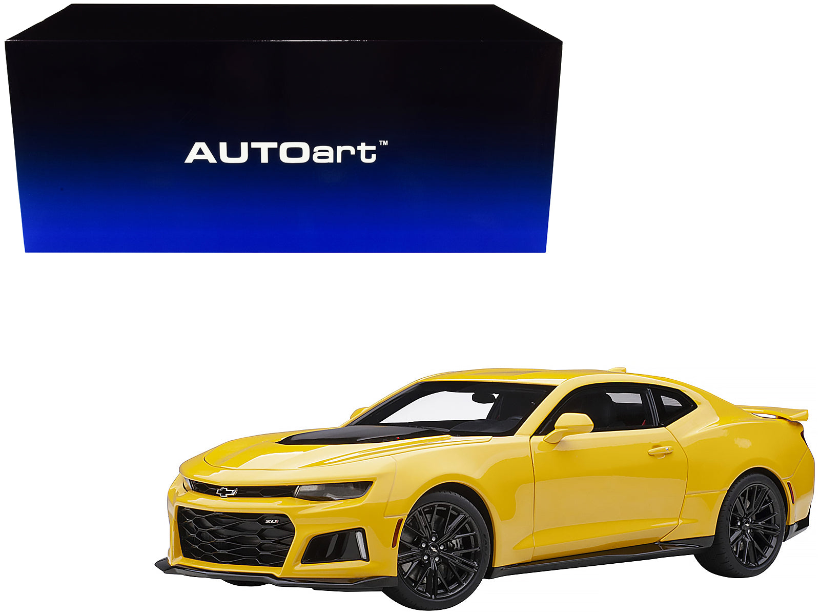 Chevrolet Camaro ZL1 Bright Yellow 1/18 Model Car by Autoart – VYSN
