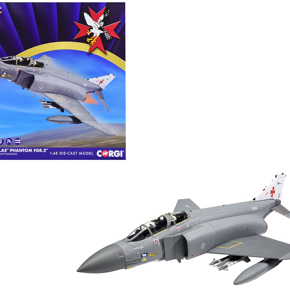 McDonnell Douglas Phantom FGR.2 Fighter Aircraft "#1435 Flight RAF Mou ...