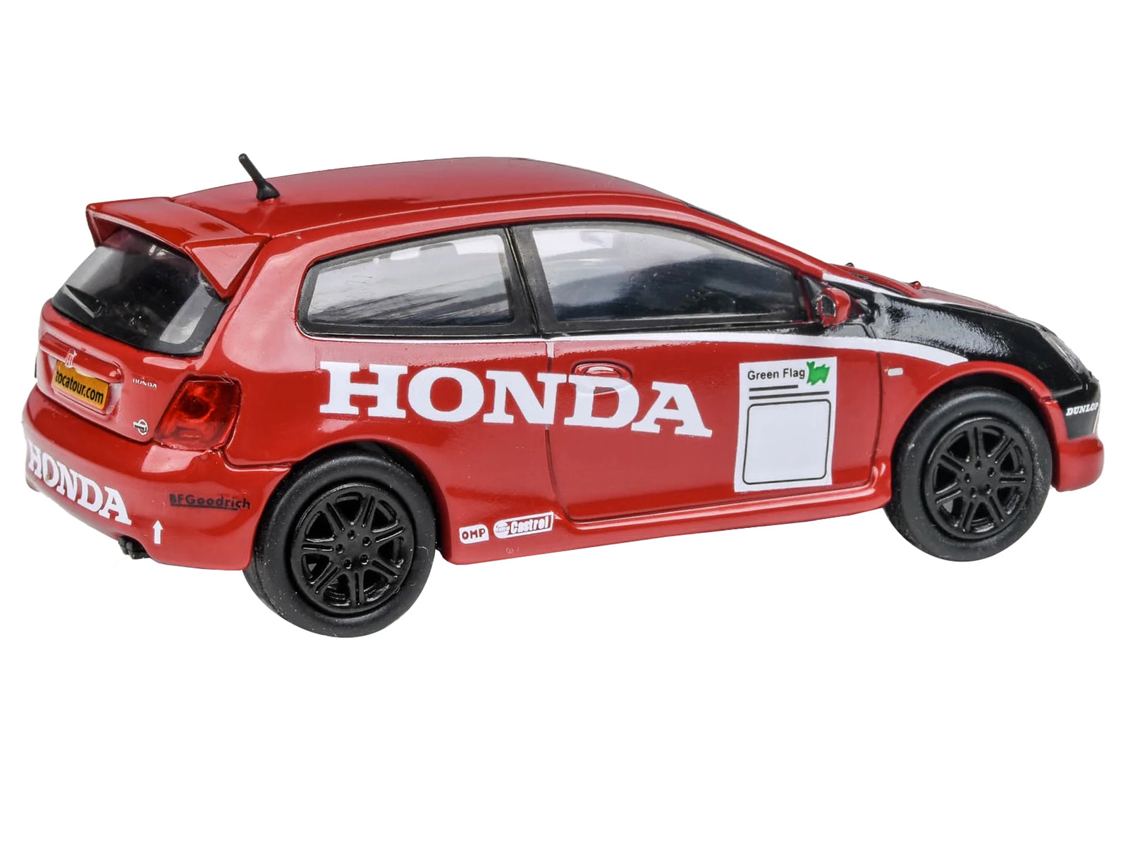 2001 Honda Civic Type R EP3 Red with Graphics "BTCC Honda Racing" 1/64 ...