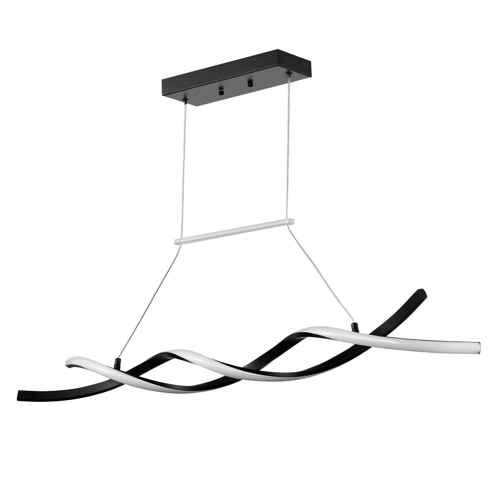 Modern Chandelier Light Fixtures Dimmable LED Pendant Light Remote Con ...