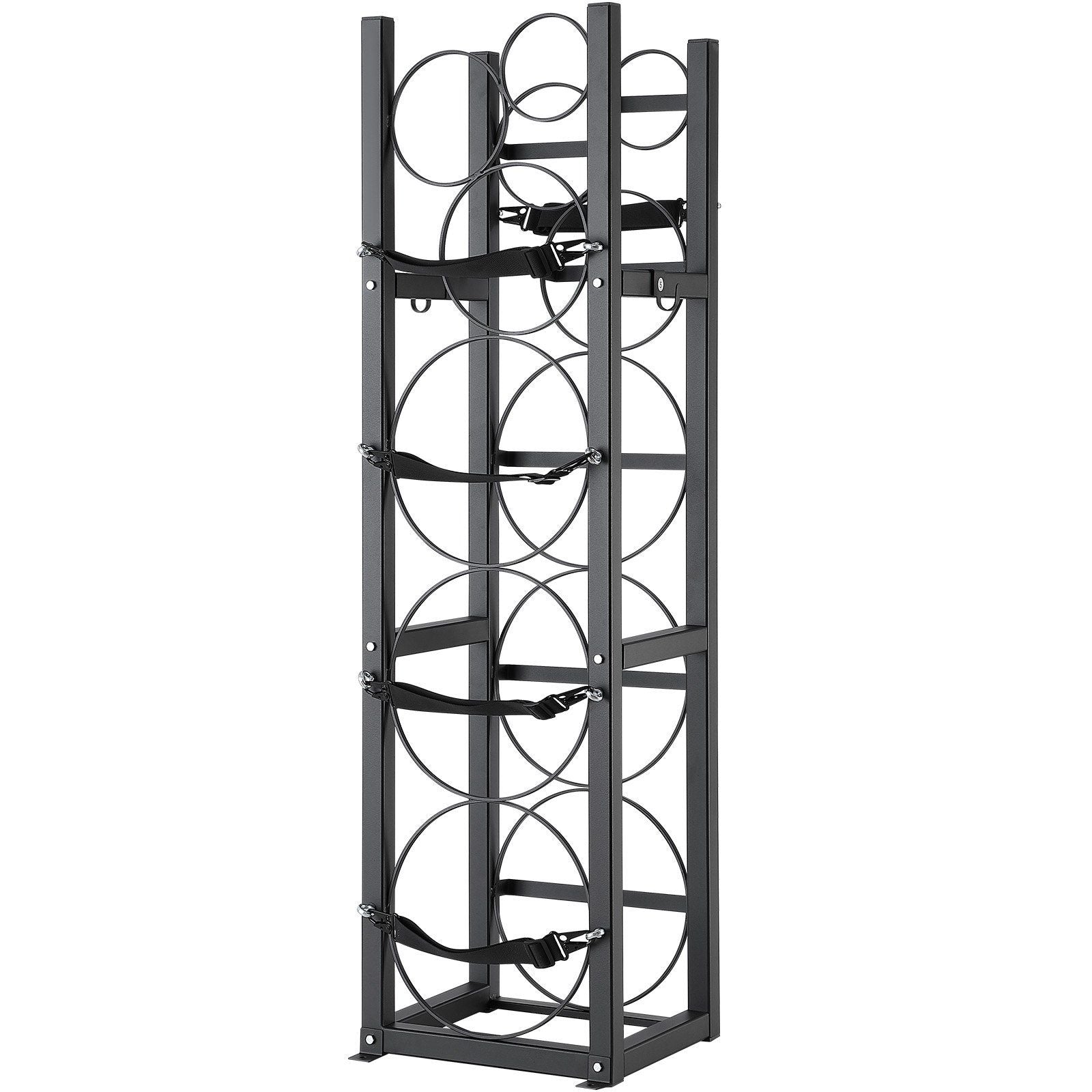 Refrigerant Tank Rack, with 3 x 30lbs and Other 3 Small Bottle Tanks ...