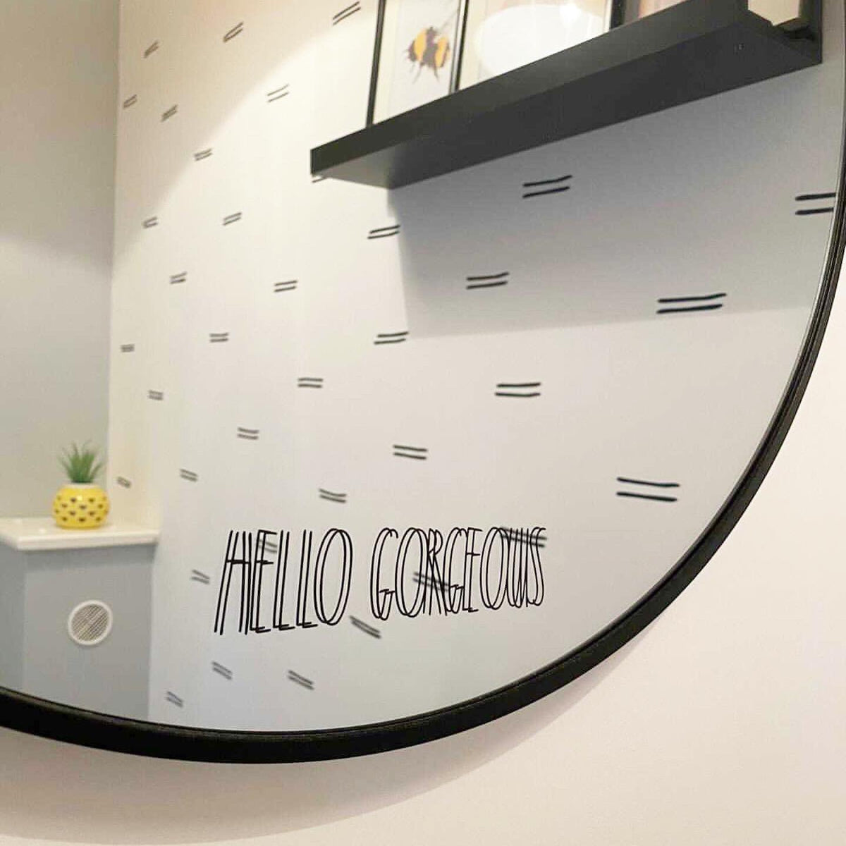 Customisable 3-4cm Tall Cami Font Inspirational Motivational Short Quo ...