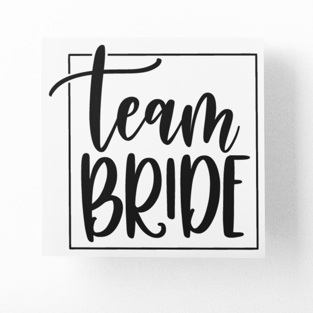 Team Bride Bridal Sticker by WinsterCreations™ Official Store – VYSN